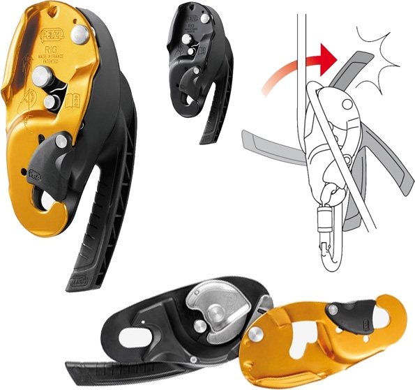 Descensor autofrenante Petzl Rig - Naka Outdoors - Tienda de escalada