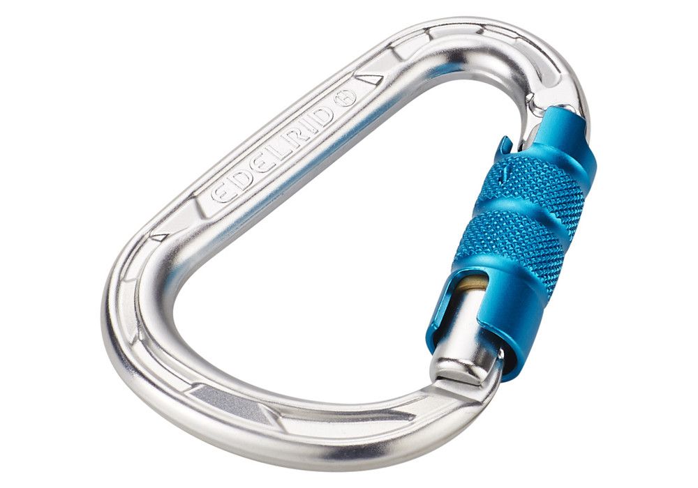 Mosqueton con seguro automático Edelrid HMS Strike Triple - Naka Outdoors - Tienda de escalada