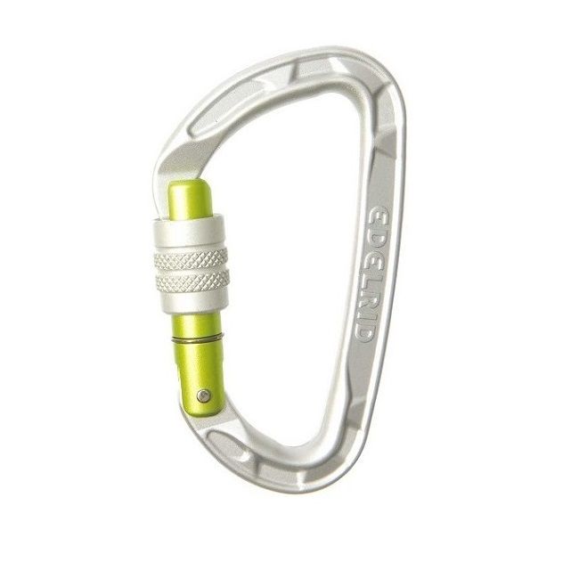 Mosqueton con seguro Edelrid Pure - Naka Outdoors - Tienda de escalada