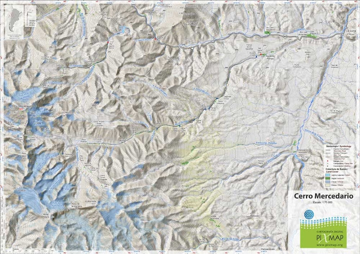 Mapa Mercedario - Aoneker/Pixmap - Naka Outdoors - Tienda de escalada